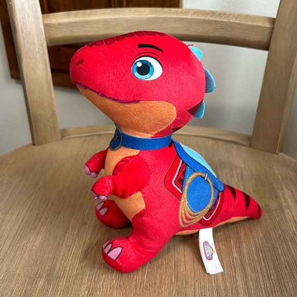 Toys | 8 Dino Ranch Blitz The Raptor Dinosaur Plush Toy Factory | Poshmark